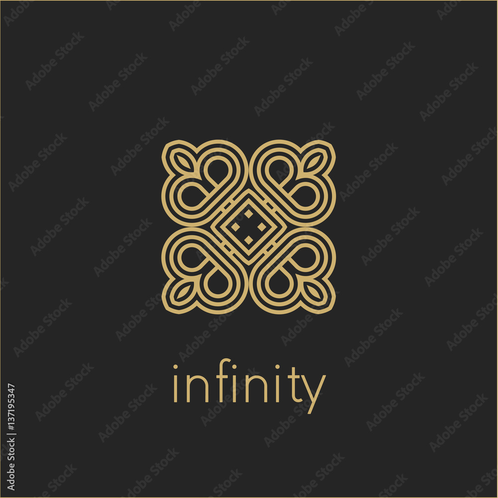 Ethnic elements of ancient civilizations. Vector logo design template ...