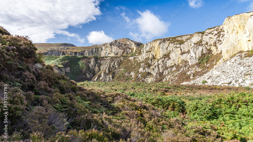 Landscape between Holyhead Breakwater Country Park and North Stack ...