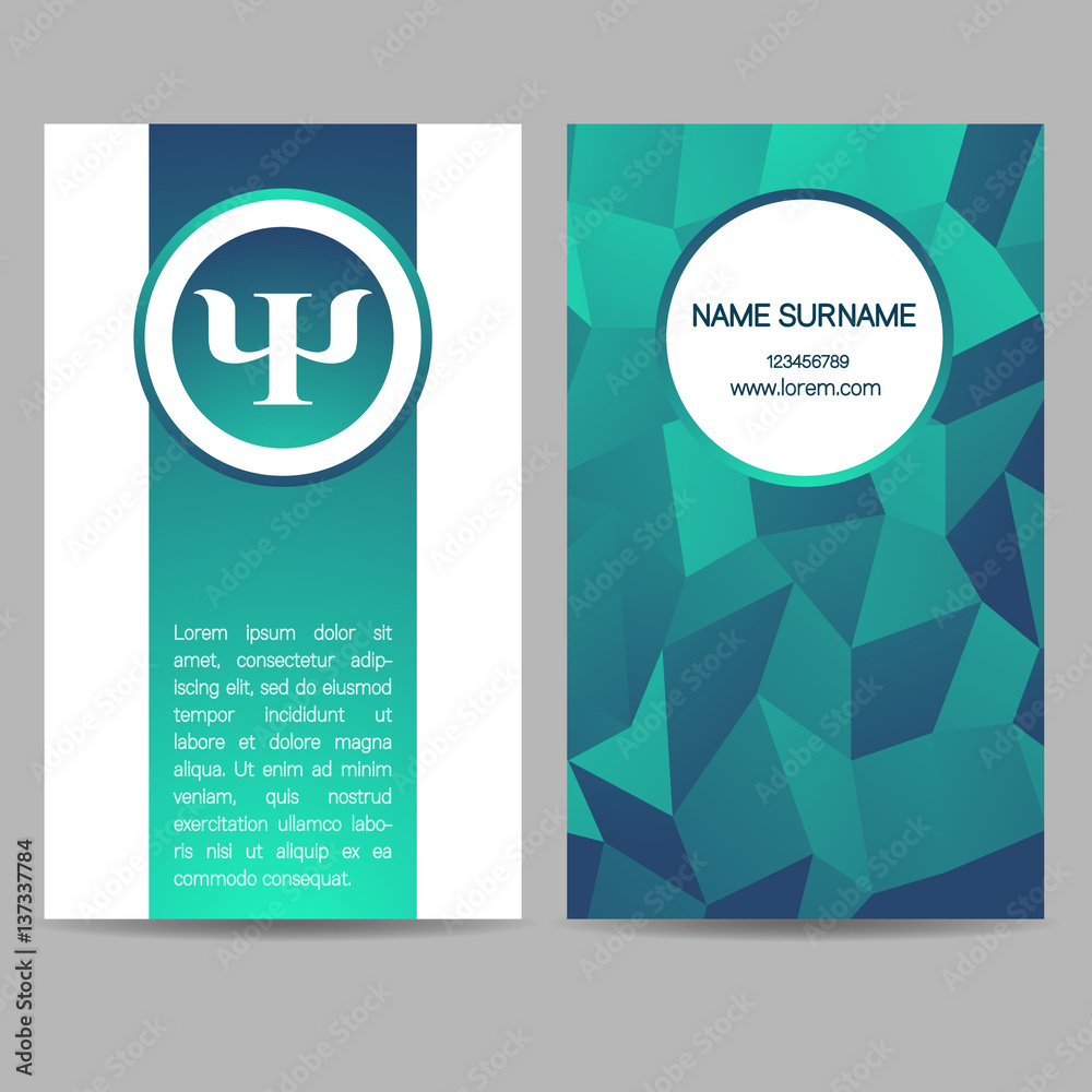 Vector Psychology Web banner design background or header Templates. Psi ...