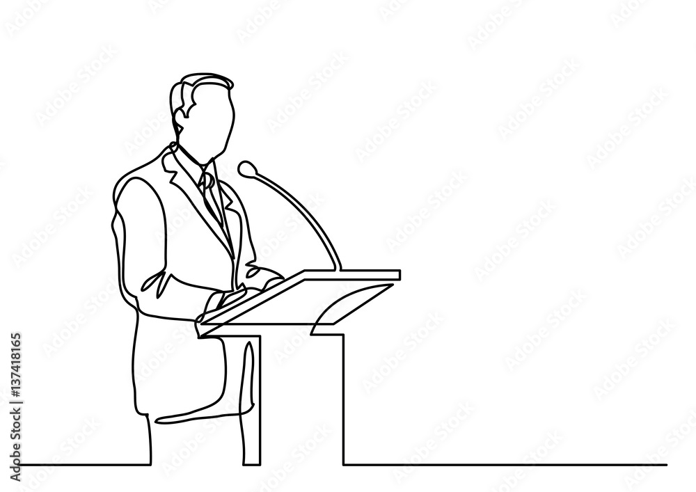 _continuous-line-drawing-template Stock Vector | Adobe Stock