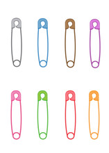 Color Safety Pins Free Stock Photo - Public Domain Pictures