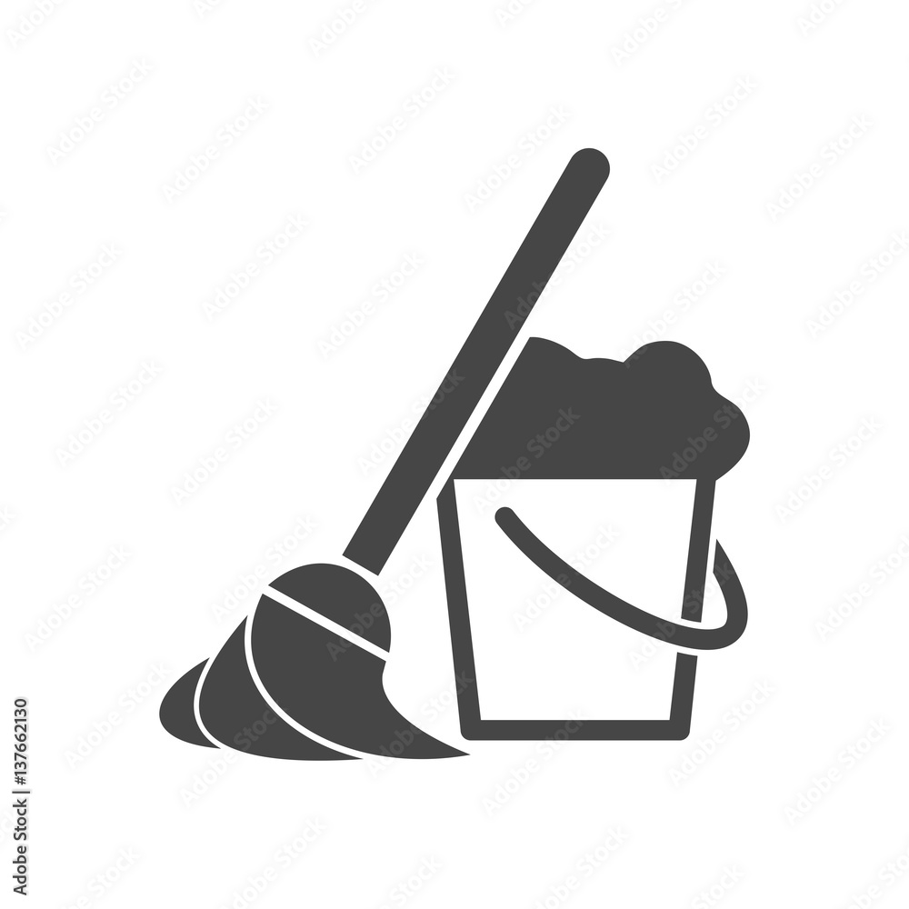 Cleaning Icon Set - Illustration Stock Vector | Adobe Stock
