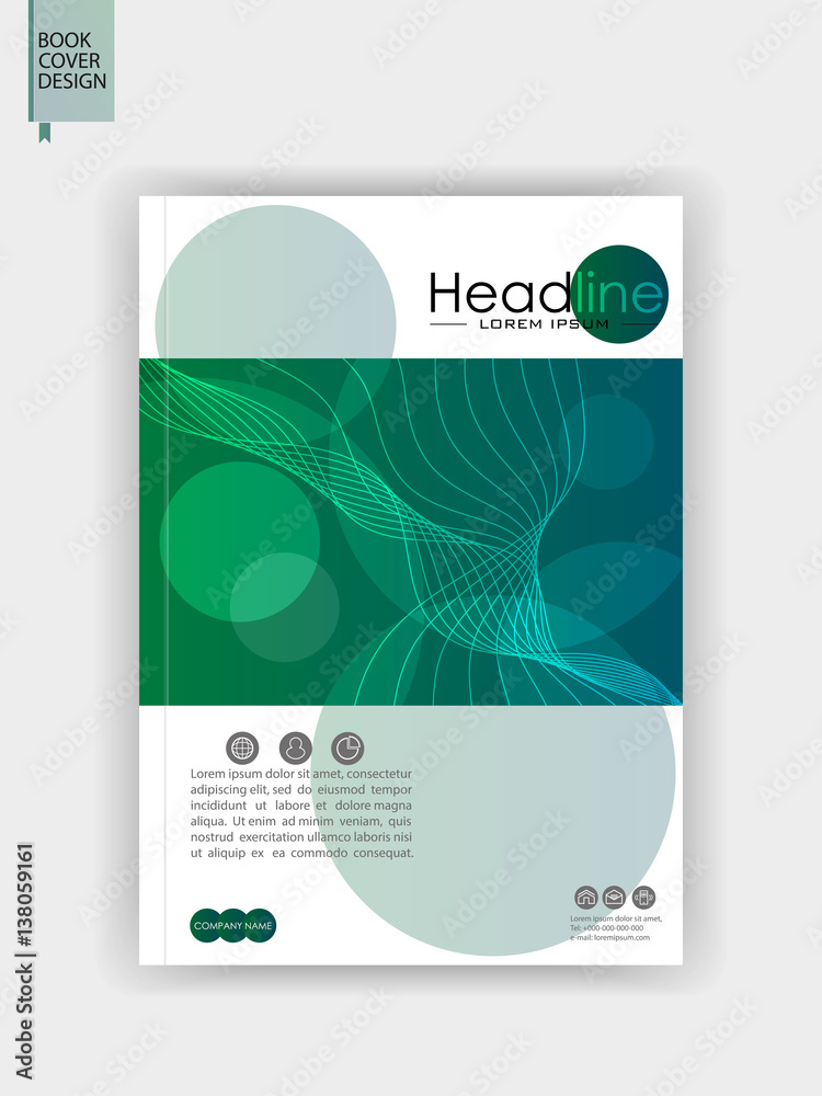 Cover template design. A4. Vector Stock Vector | Adobe Stock