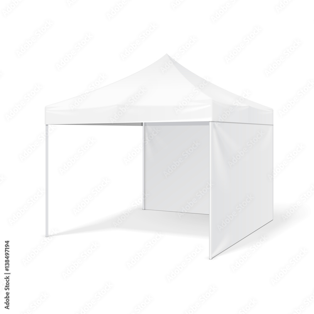 Promotional Outdoor Event Trade Show Pop-Up Tent Mobile Marquee. Mock ...
