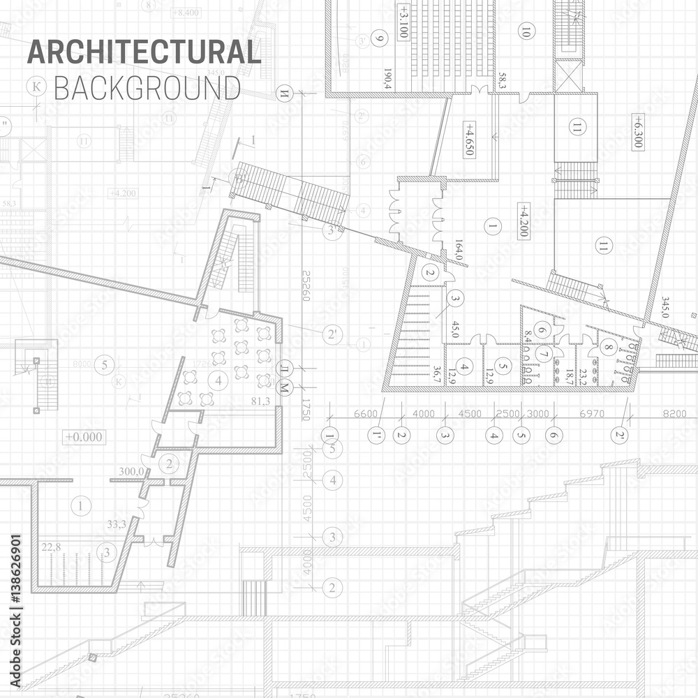 Architectural background Stock Vector | Adobe Stock
