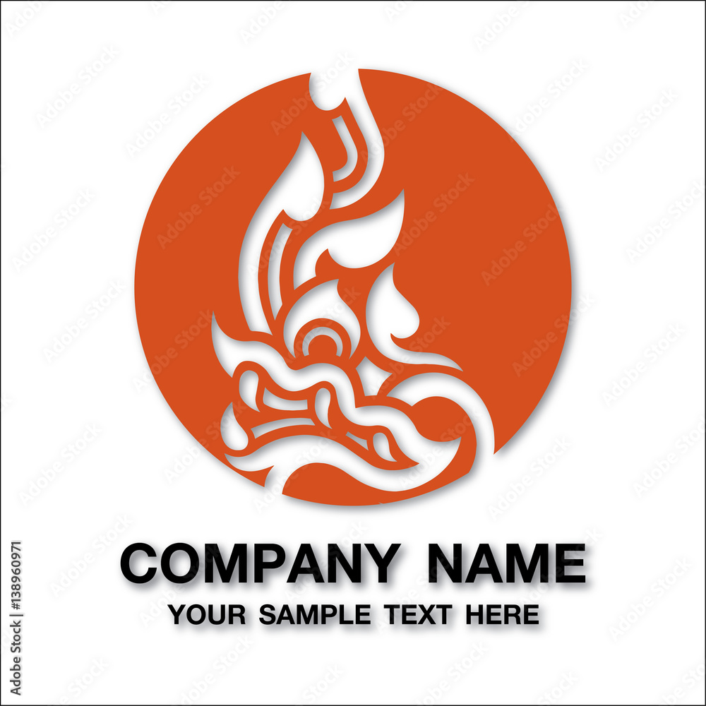 Naga logo vector Stock Vector | Adobe Stock