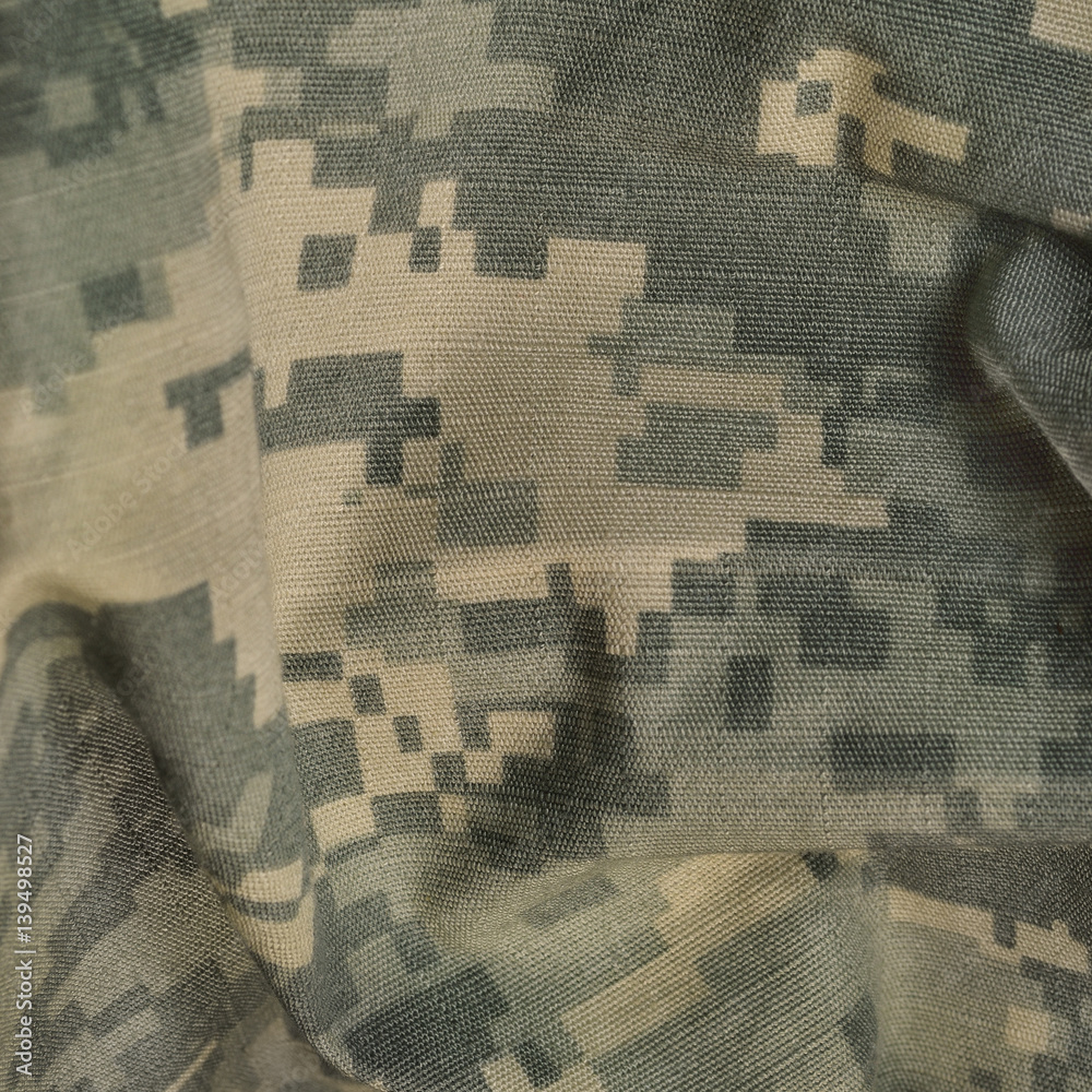 Foto de Stock Universal camouflage pattern, army combat uniform digital ...