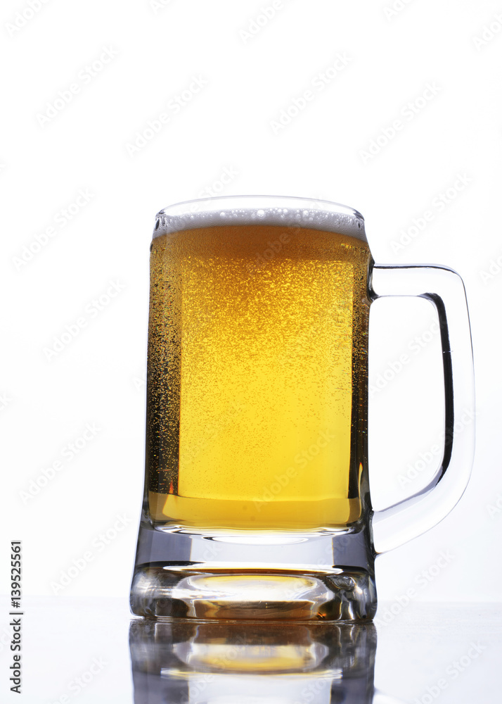 Photo Stock international beer days with Beeer glass on white ...