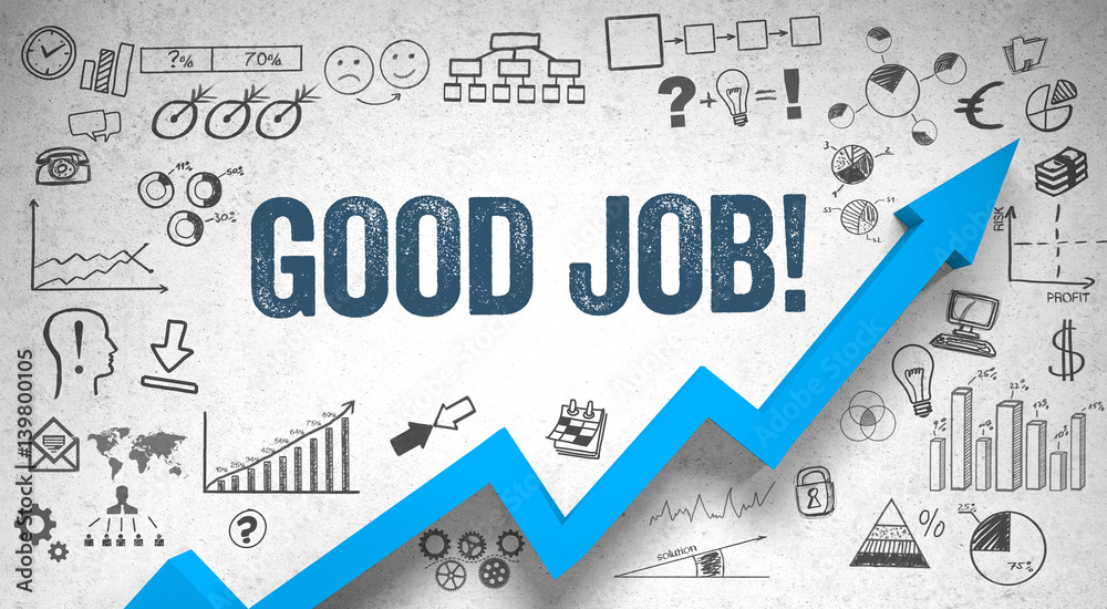 Good Job / Wall / Symbols / Arrow Stock Illustration | Adobe Stock