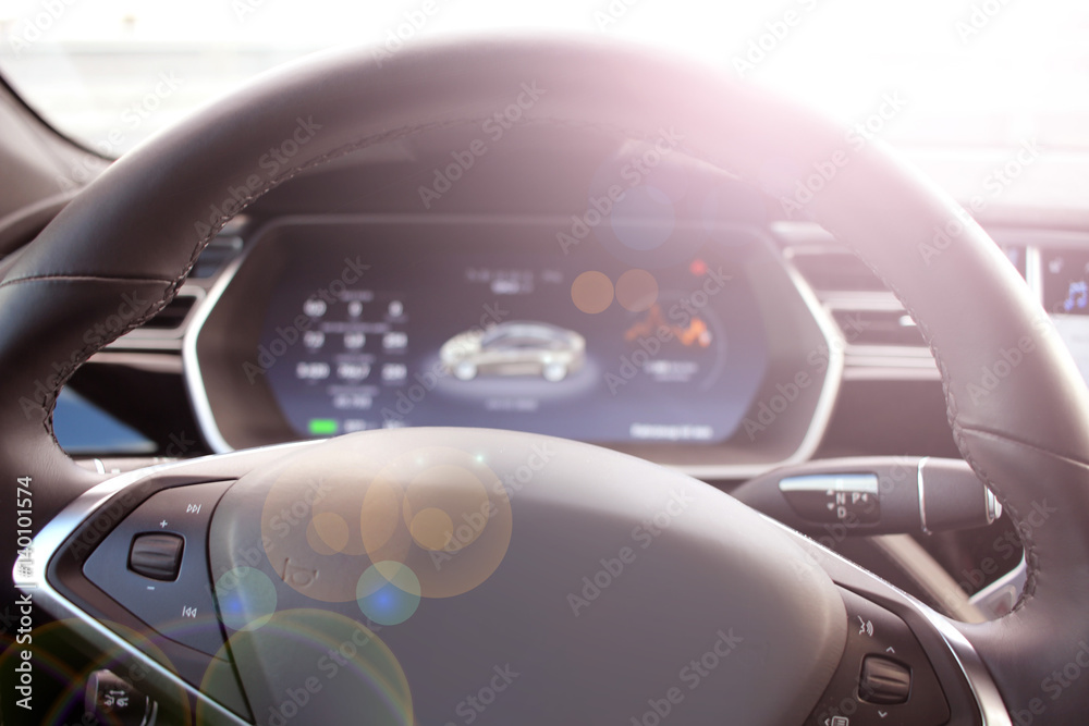 Stock-Foto „elektro Fahrzeug Display“ | Adobe Stock