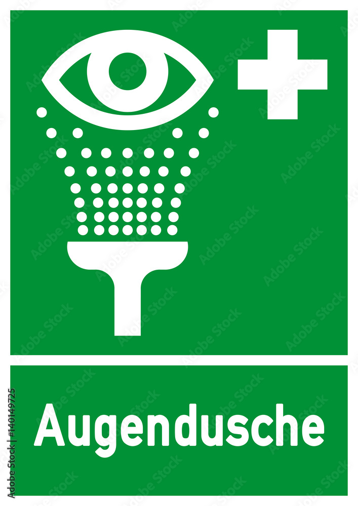 Stockillustratie nrs19 NewRescueSign nrs - ks188 Kombi-Schild - Auge ...