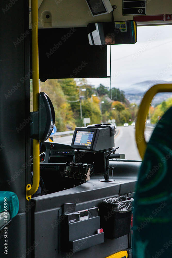 Terminal for buying an electronic ticket on the bus. Buy tickets via ...