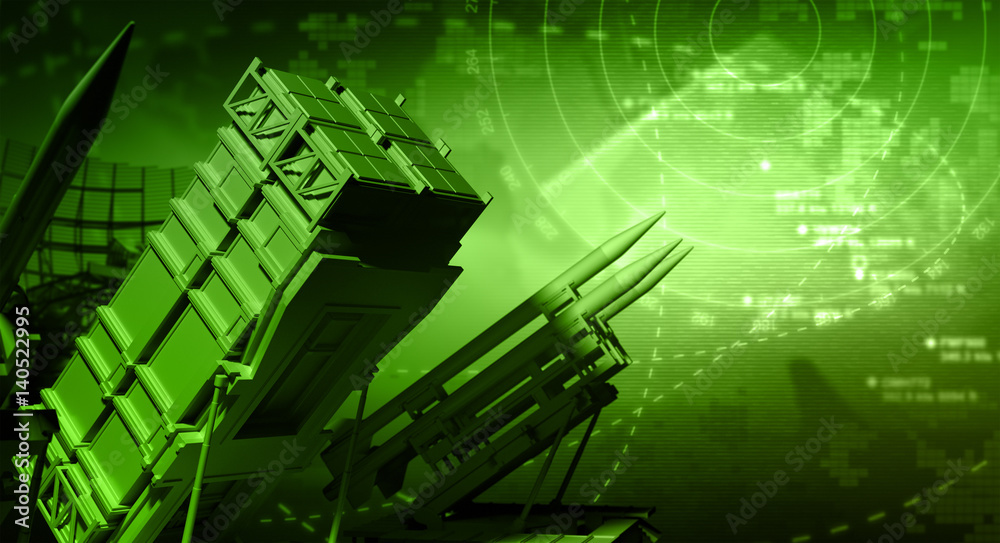 Missile System and Radar Stock Illustration | Adobe Stock