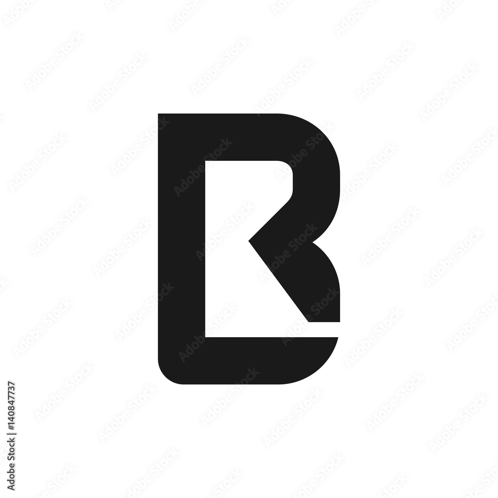r and b logo vector. Stock Vector | Adobe Stock