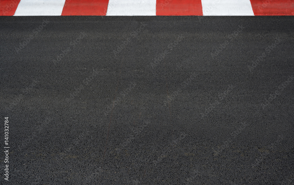 Texture of motor race asphalt and curb Grand Prix circuit Stock Photo ...