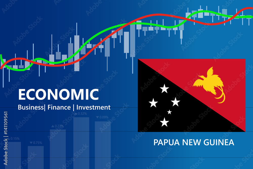 economy papua new guinea financial growth rising Stock Vector | Adobe Stock