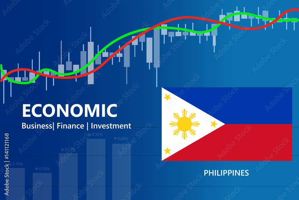 Vector de Stock economy philippines financial growth rising | Adobe Stock