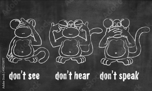 The three wise monkeys don't see don't hear don't speak Stock ... The three wise monkeys don't see don't hear don't speak Stock ...