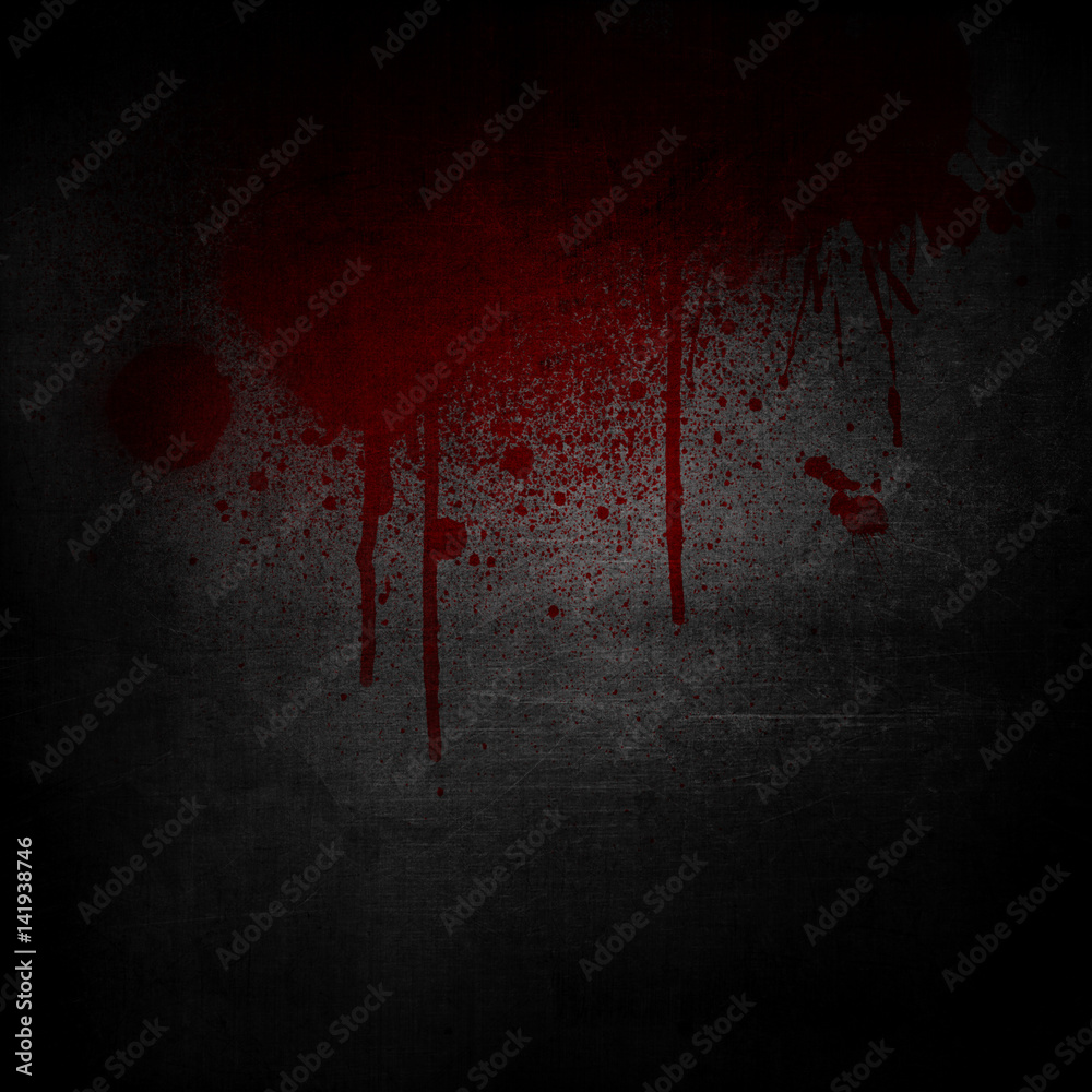 Grunge background with blood splatters Stock Illustration | Adobe Stock