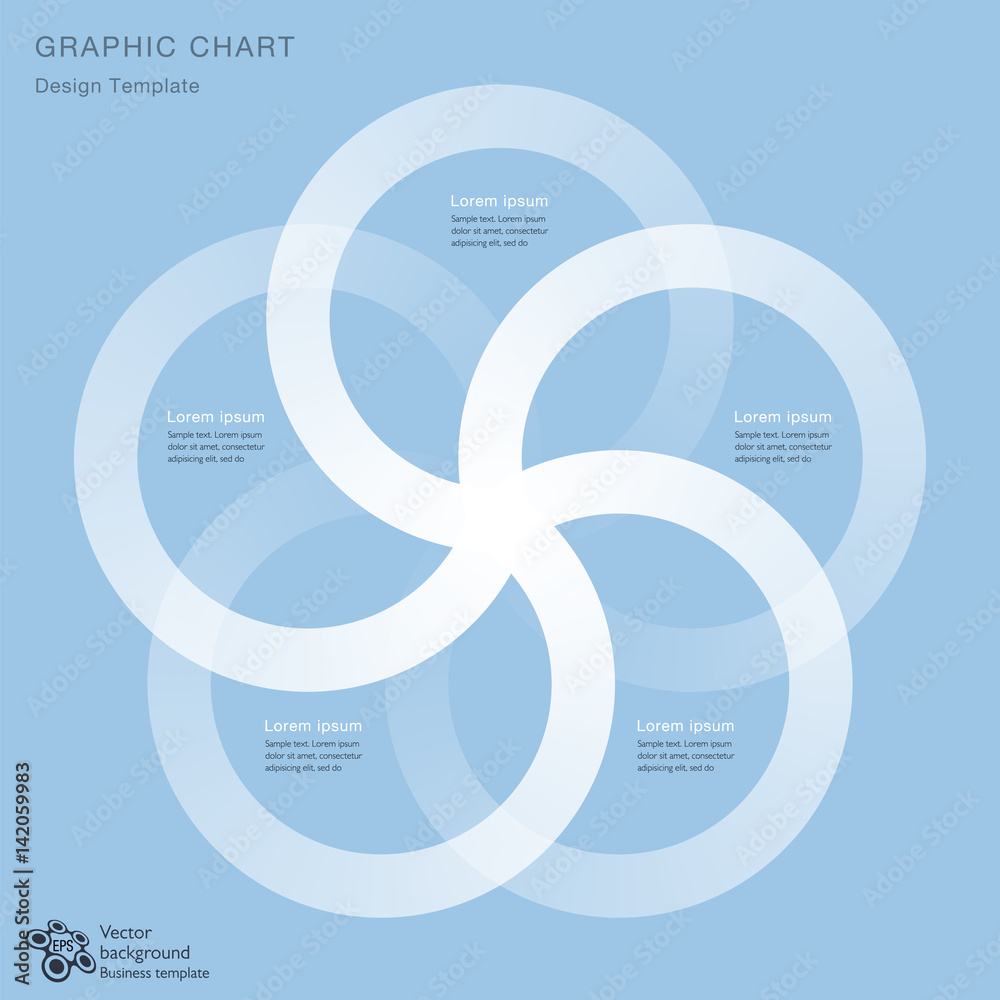 Infographics Vector Background 5-Step Process Stock Vector | Adobe Stock