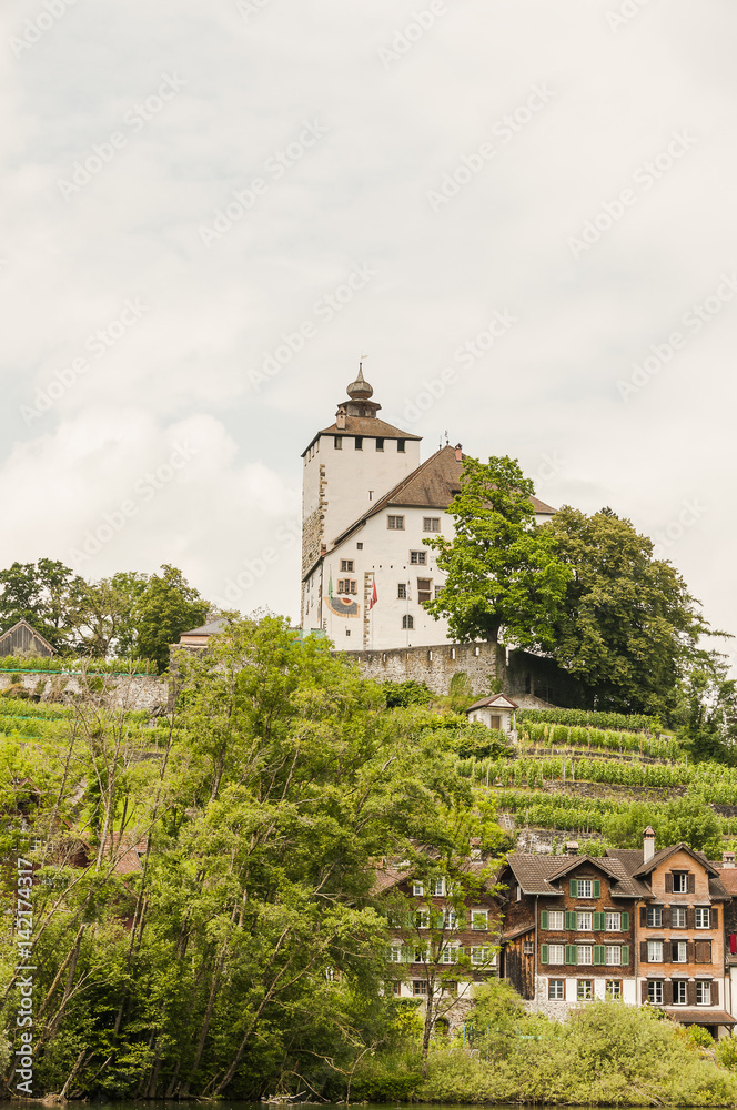 Werdenberg, Buchs, Stadt, Altstadt, Schloss, Weinberg, Wanderweg ...