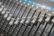 Sliders On Mixing Board Free Stock Photo - Public Domain Pictures