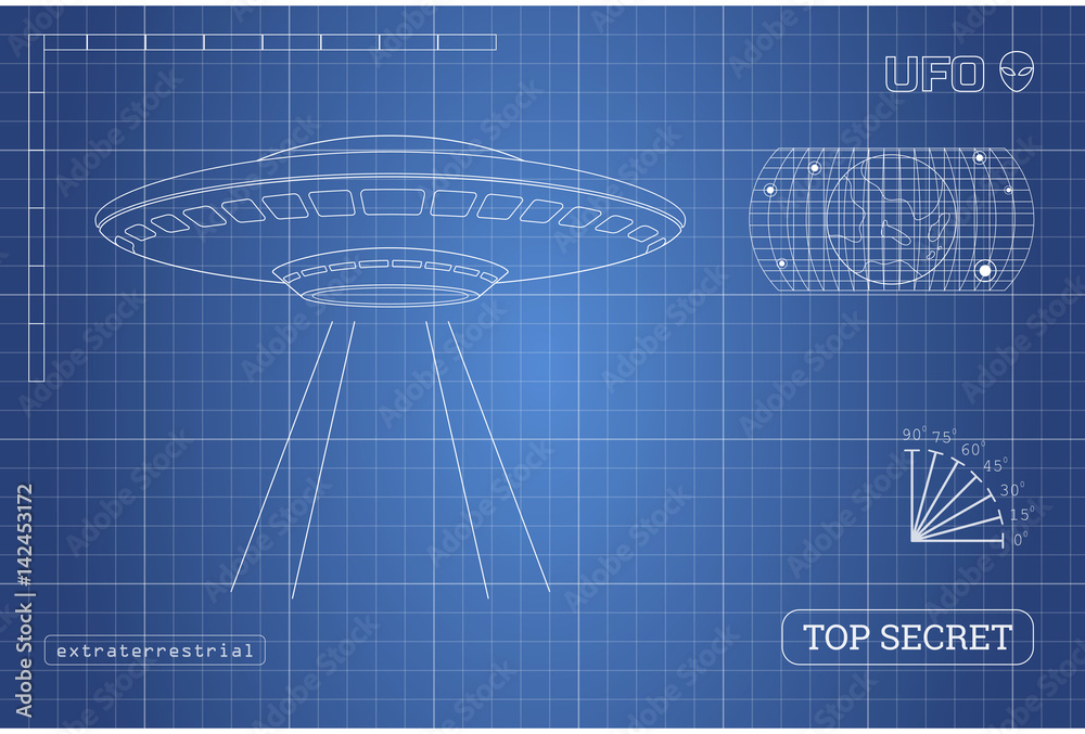 Alien Spaceship Blueprints