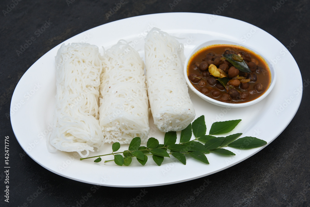 Noolappam, Idiyappam, rice noodles popular traditional steam cooked ...