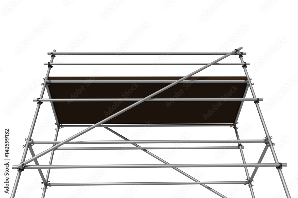 Scaffolding, 3d illustration Stock Illustration | Adobe Stock