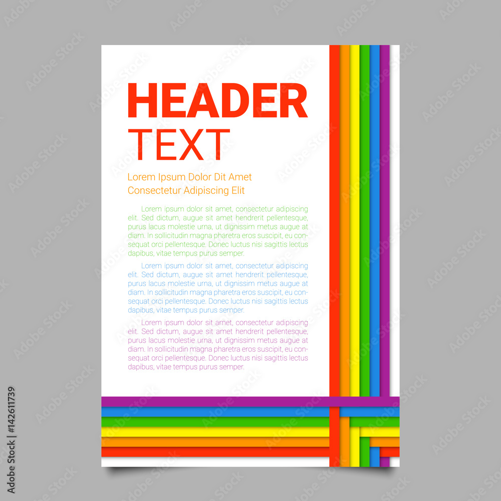 Vector illustration in LGBT colors. Symbol of peace, gay culture ...