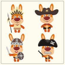 Pirate Warrior Rabbit Character Free Stock Photo - Public Domain Pictures