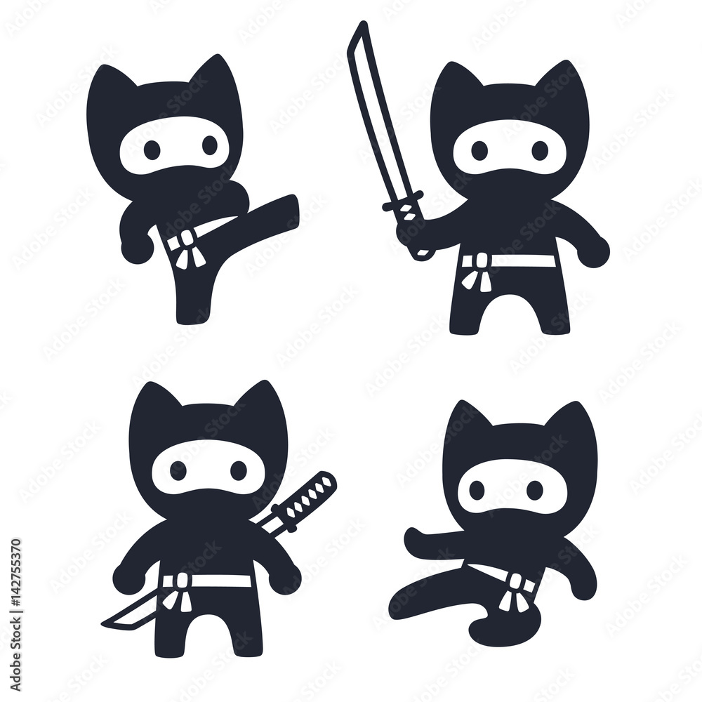 Cute Ninja Animals