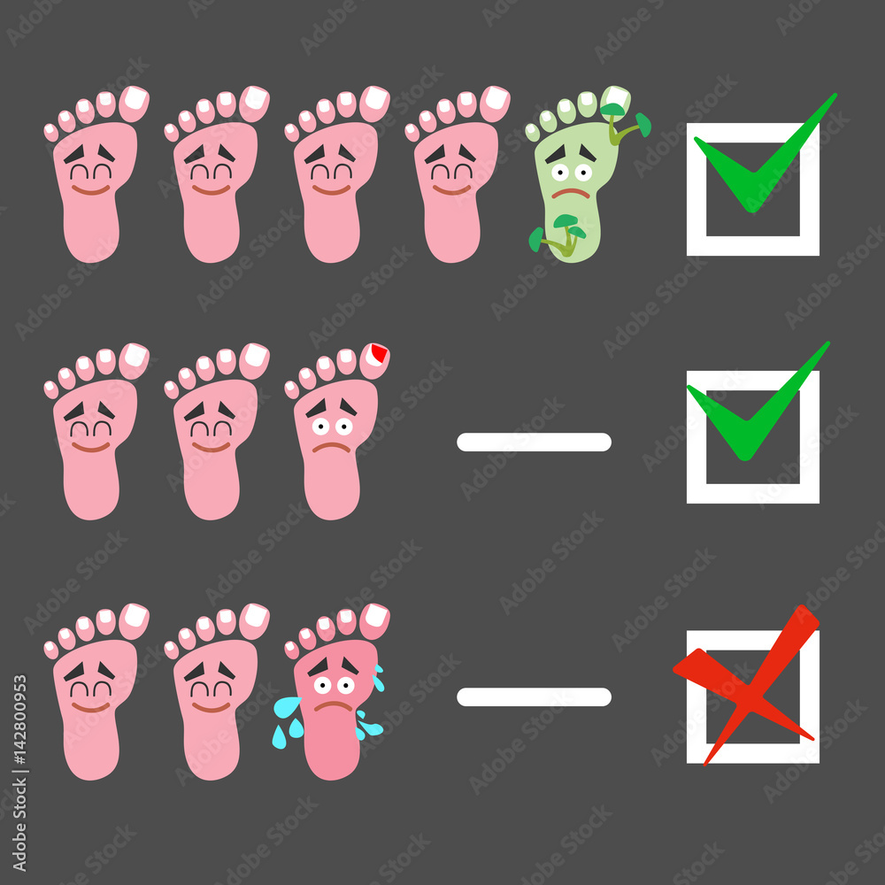 Stock-Vektorgrafik „Foot podiatry medical infographic concept. Human ...