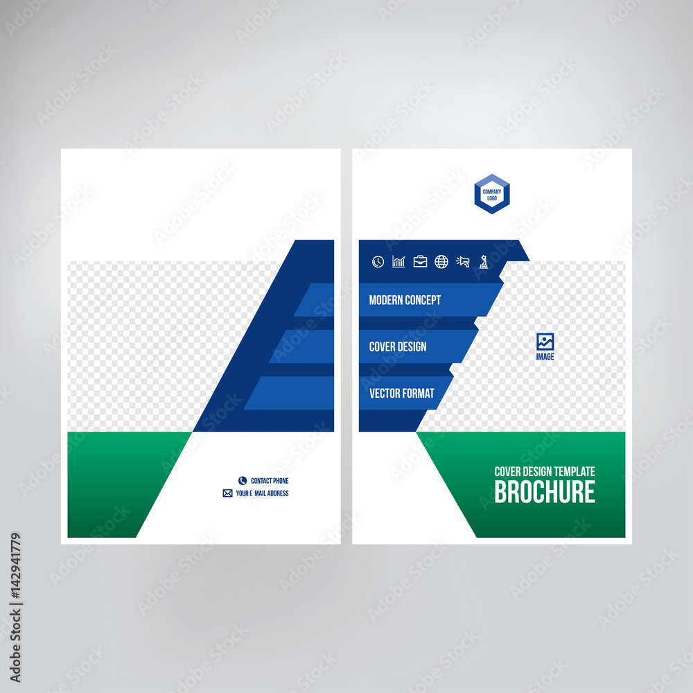 Cover for catalogue, brochure, booklet, leaflet. Graphic template for ...