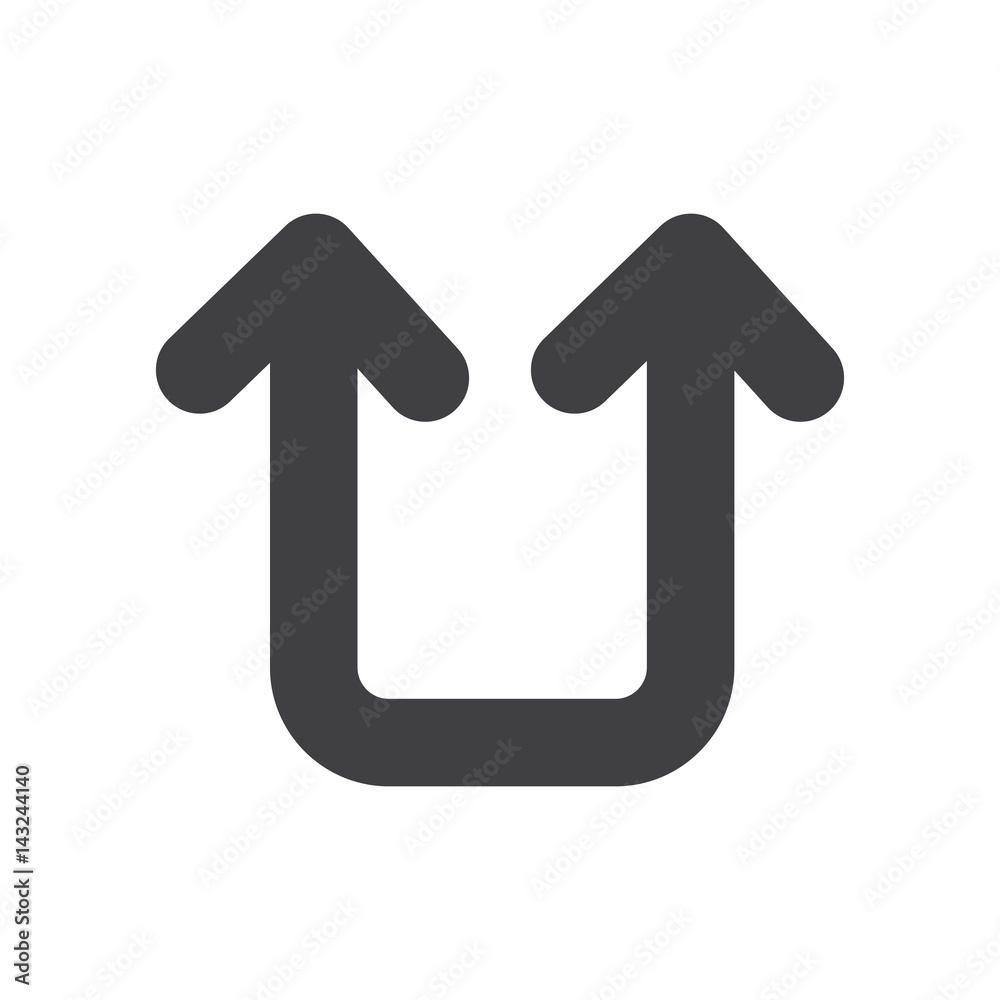 Return arrow symbol icon vector Stock Vector | Adobe Stock