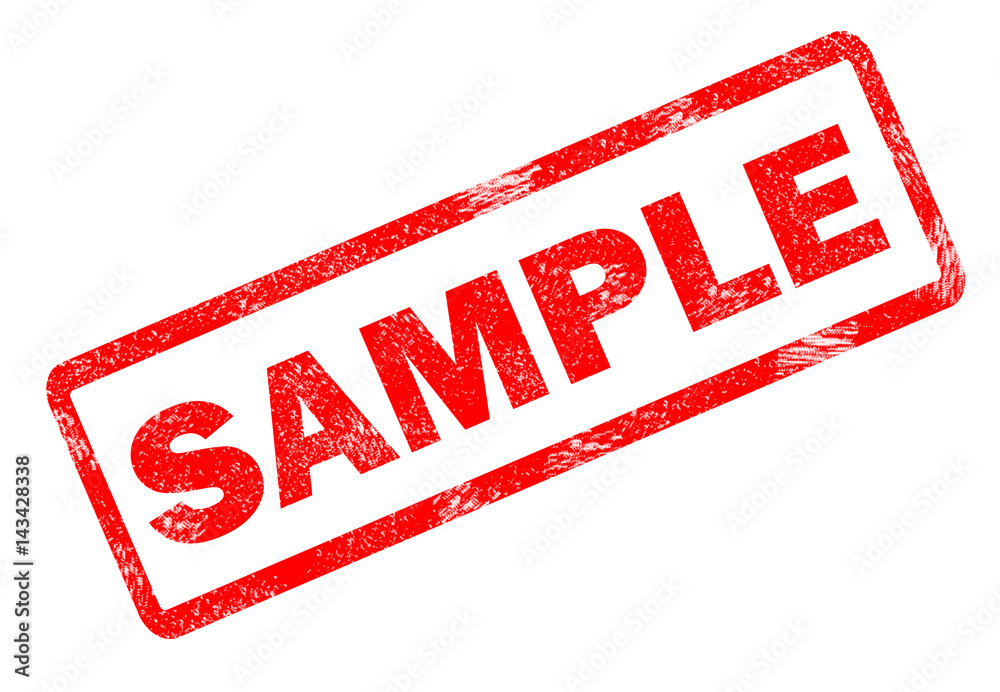 sample stamp on white background. sample stamp sign. Stock Illustration ...