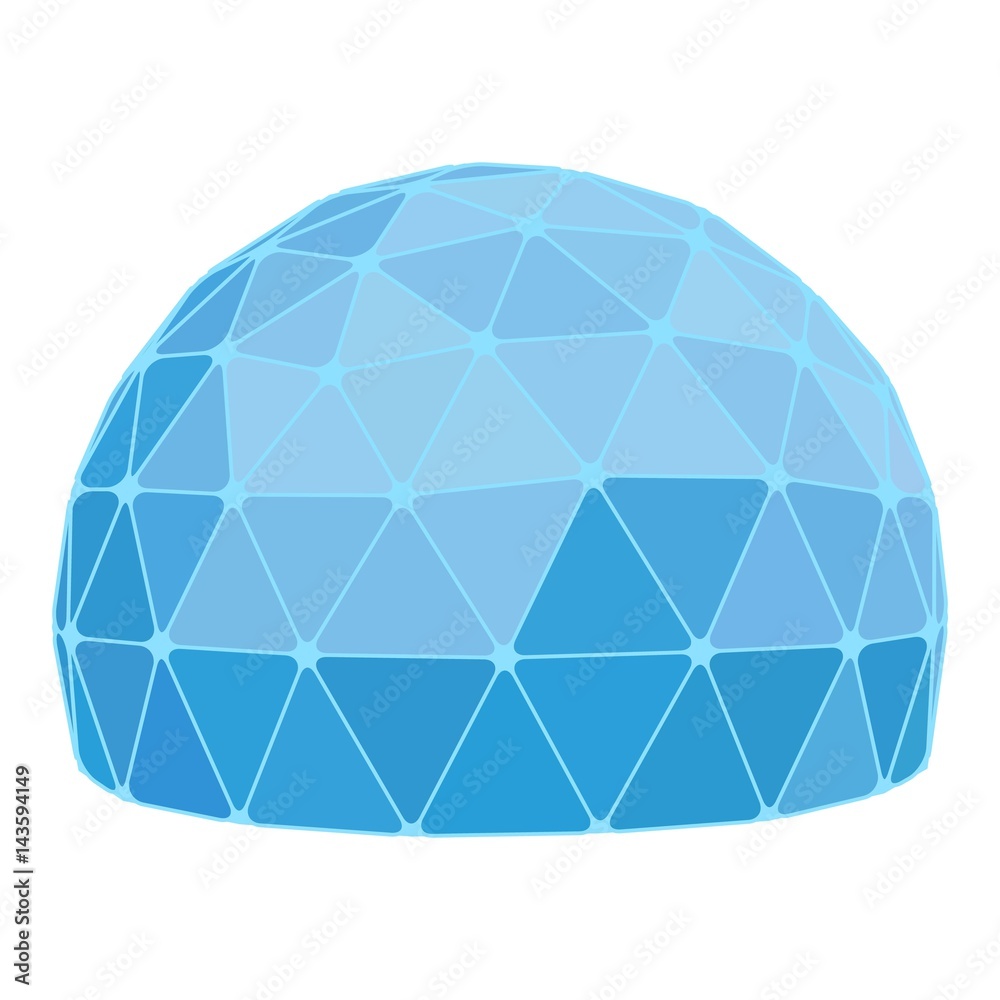 Geodesic dome. Vector. Stock Vector | Adobe Stock
