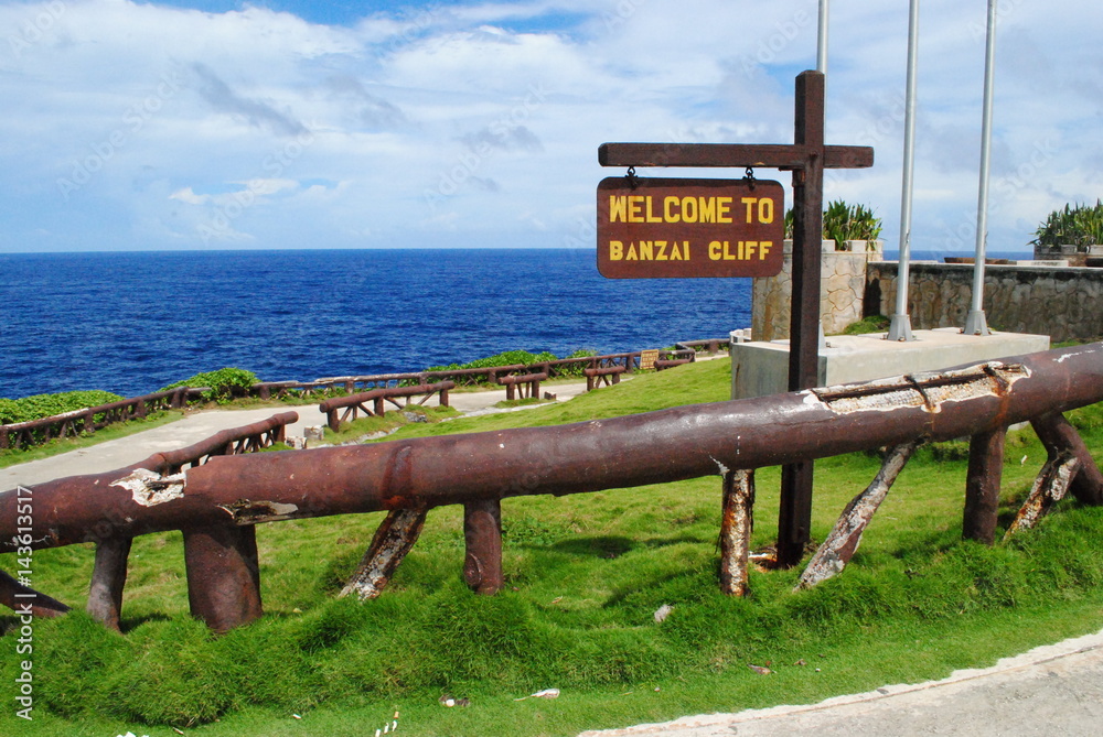 Banzai Cliff, Saipan Banzai Cliff in Marpi is a historic site at the ...
