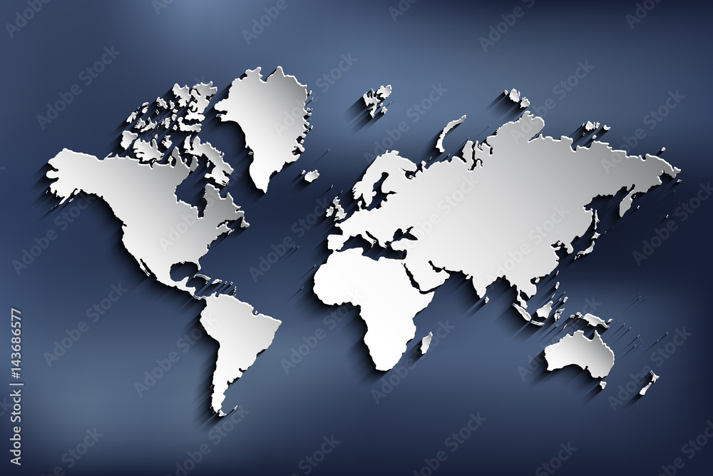 Political map of the world. Stock Vector | Adobe Stock