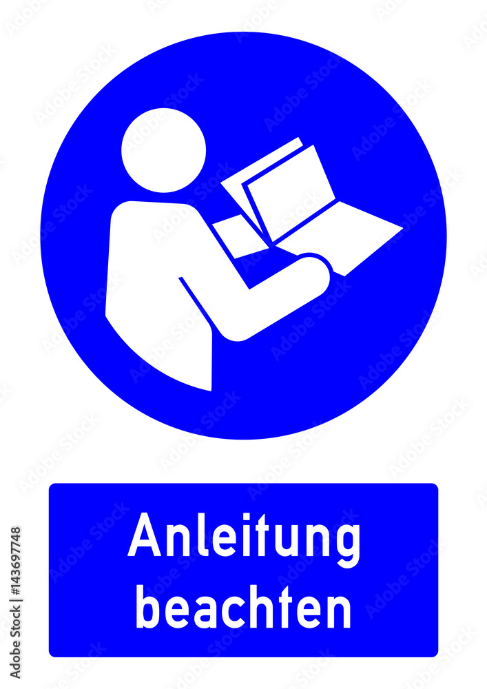 Stock-Illustration „cshas508 CombiSignHealthAndSafety cshas - German ...
