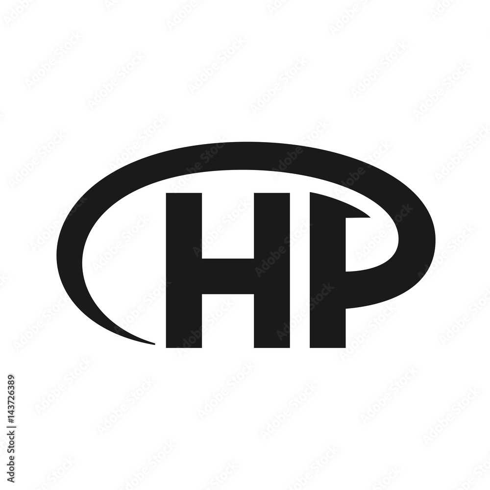 letter h and p logo vector. Stock Vector | Adobe Stock