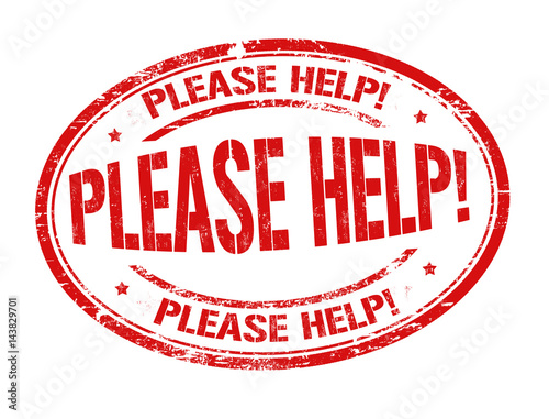 Please help sign or stamp Stock Vector | Adobe Stock