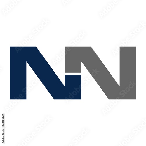 letter n logo vector. double letter N. - Buy this stock vector and ...