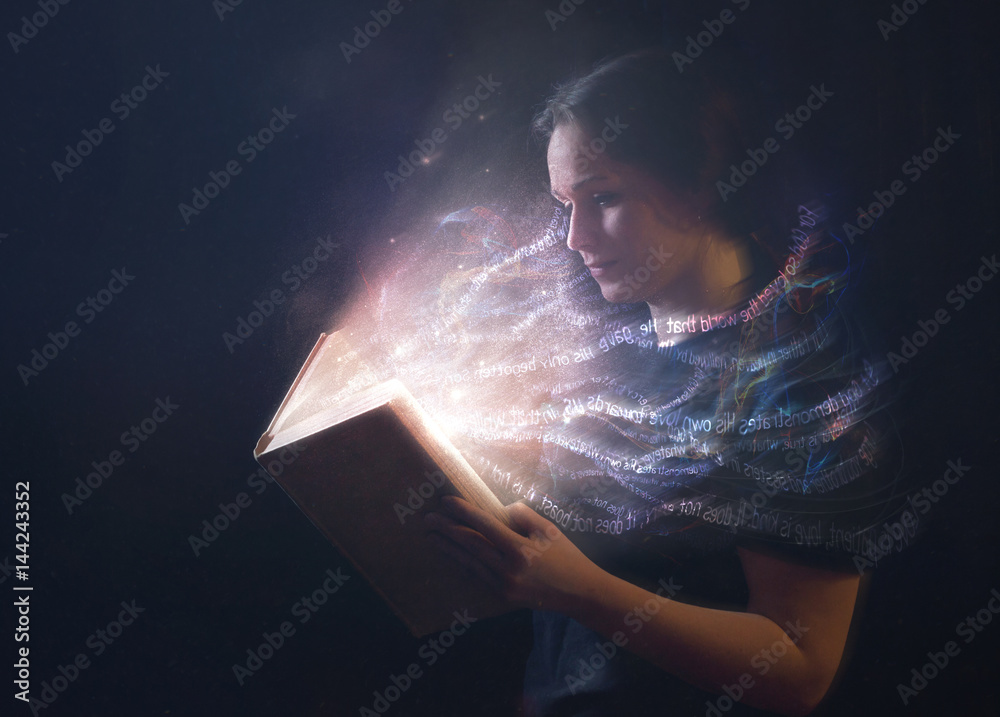Bible verse jumping off the page Stock Photo | Adobe Stock
