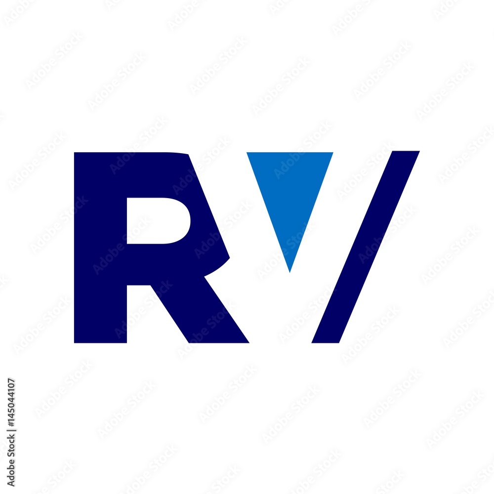 letter V and R logo vector Stock Vector | Adobe Stock