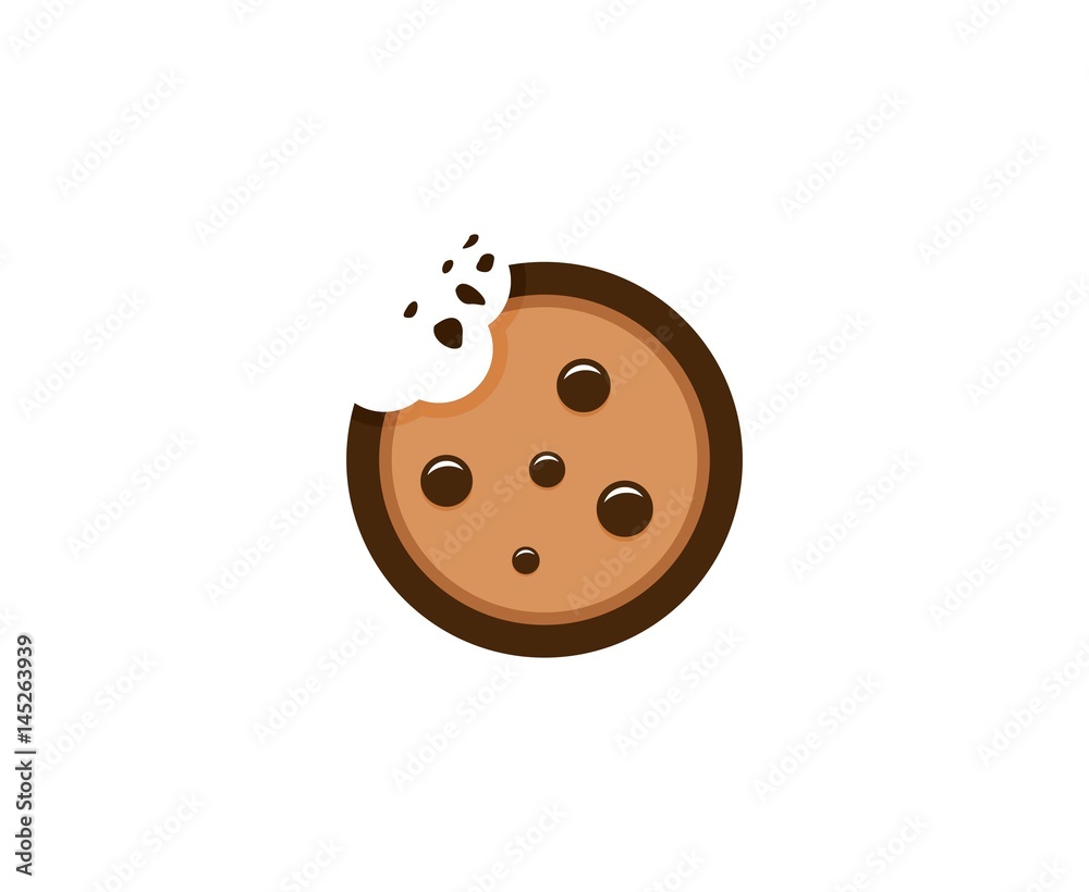 Cookies logo Stock Vector | Adobe Stock