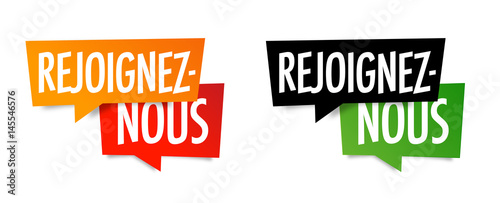 Rejoignez-nous Stock Vector | Adobe Stock