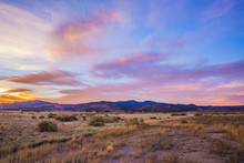 Sunset Over Desert Free Stock Photo - Public Domain Pictures
