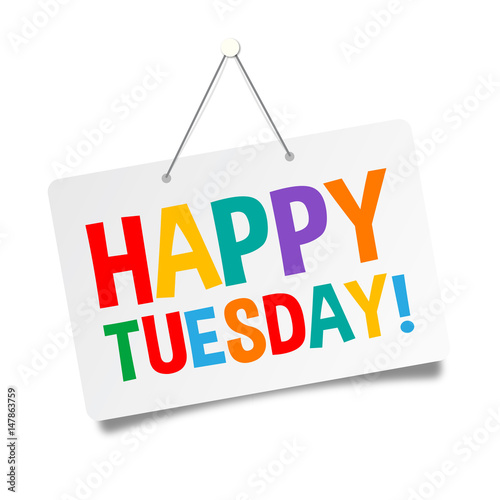Happy tuesday ! Stock Vector | Adobe Stock