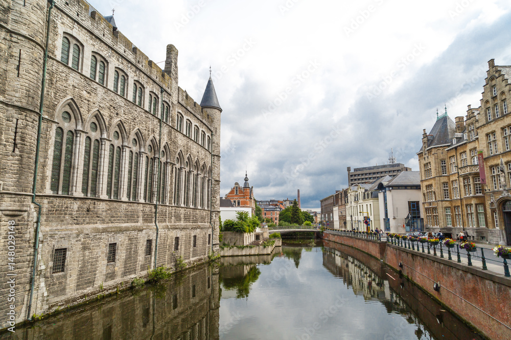 Castle of Gerald the Devil in Gent Stock Photo | Adobe Stock